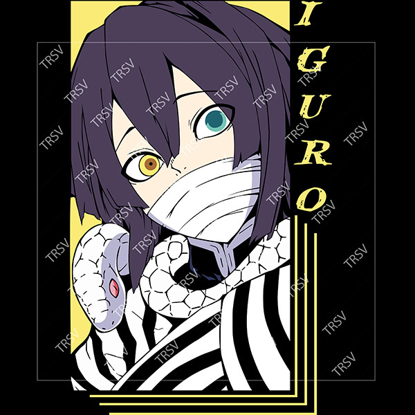 SVG Iguro Demon SlayerVector, PDF , PNG, SVG , AI