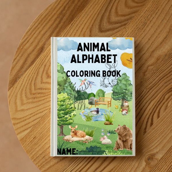 Animals Alphabet Coloring Book