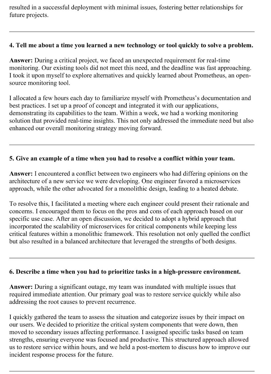 6 PDFs containing ALL Types of Most Asked Interview Q&A (Scenario-Based, Technical-Based ...
