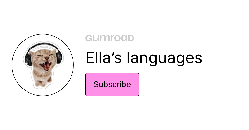 Ella’s languages