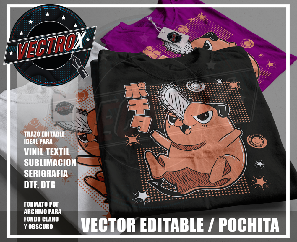 Vector Editable - Pochita