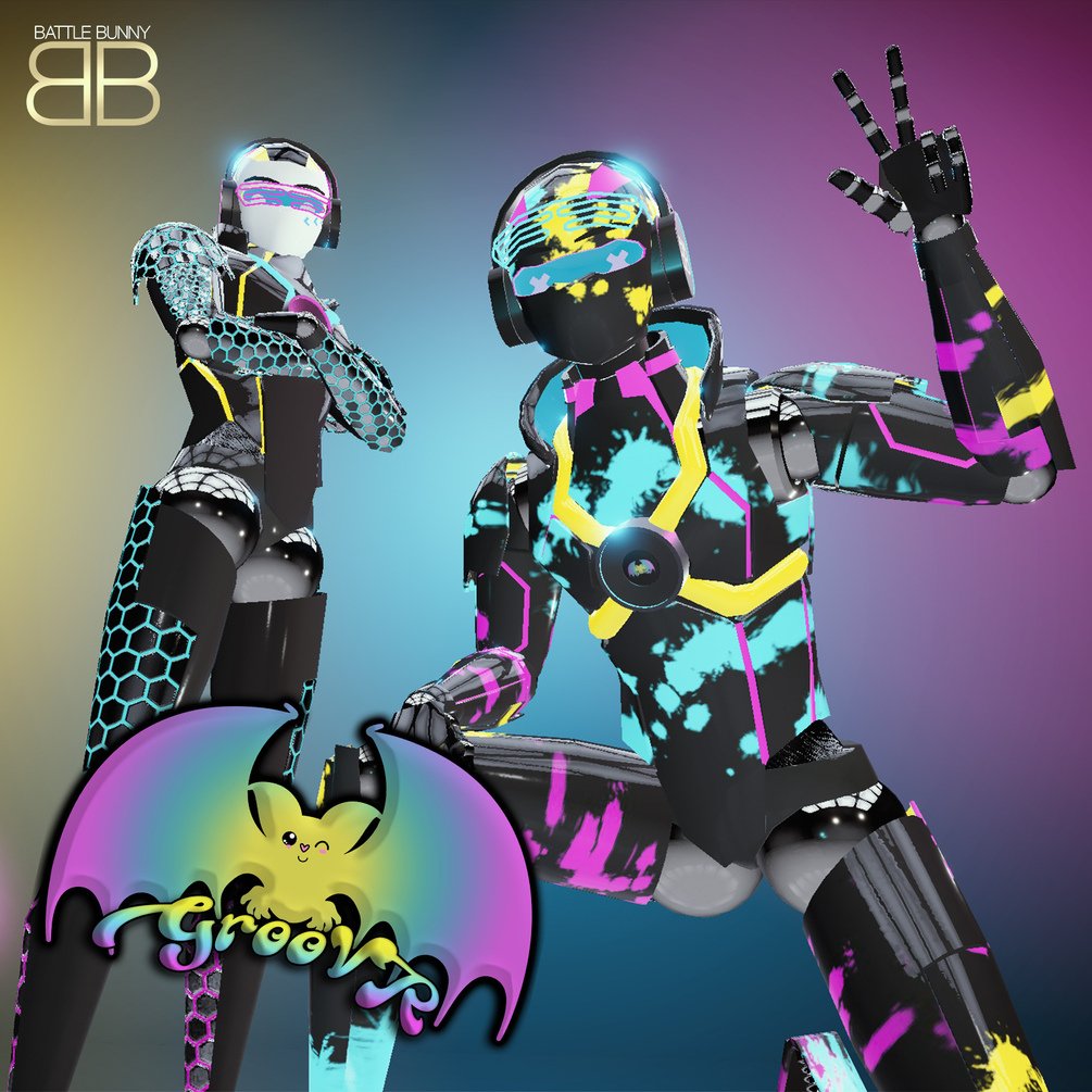 [Original 3D Model] BBThree GrooVR Special Edition VRChat Avatar