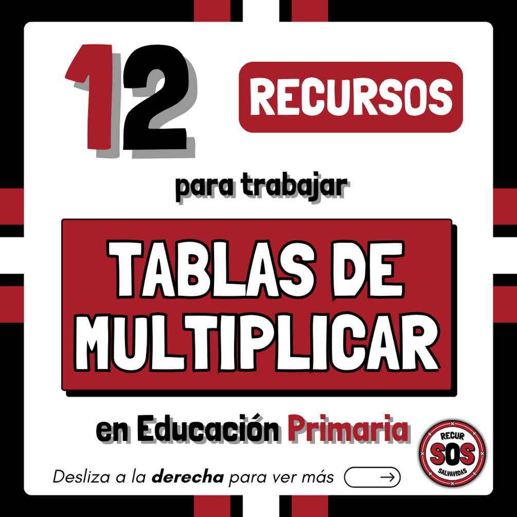 TABLAS DE MULTIPLICAR MEGA PACK (12 RECURSOS)