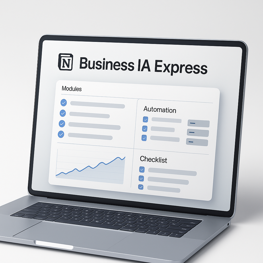 Business IA Express – Template Notion IA clé-en-main