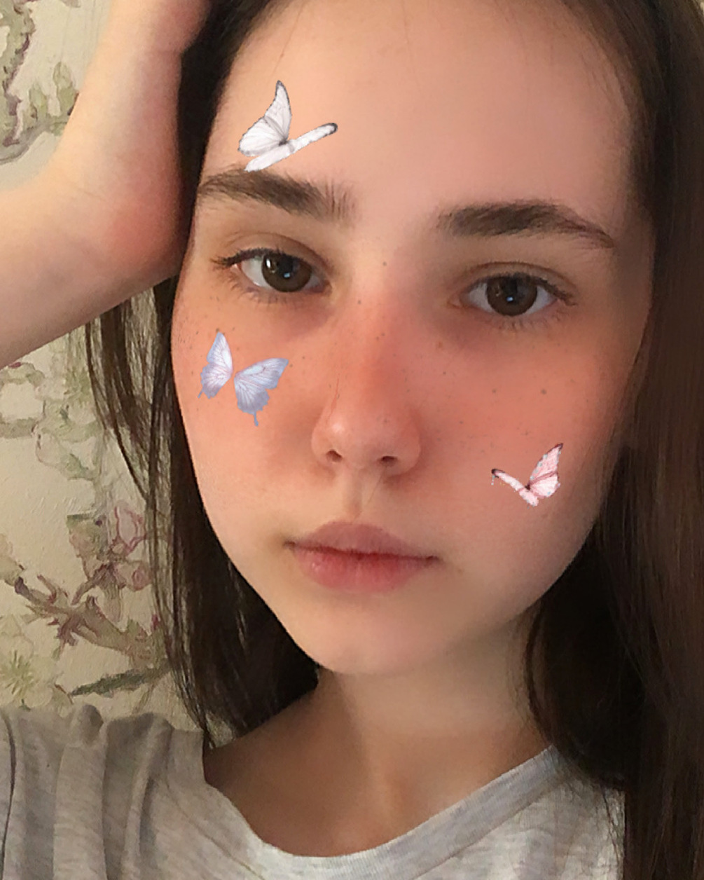 3 Butterflies Instagram mask