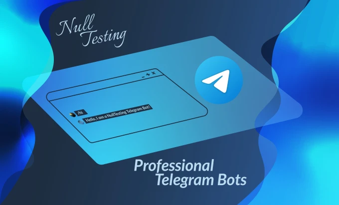 I will create a custom and high quality telegram bot for you