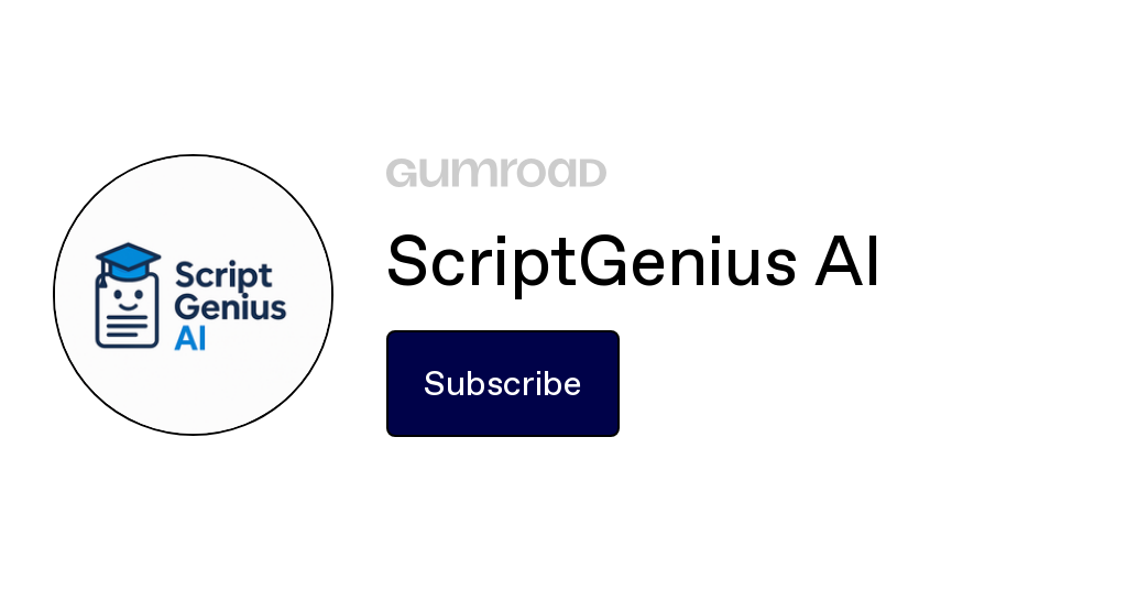 Scriptgenius Ai