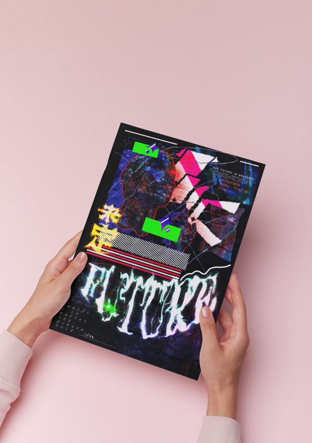 【System overload digital poster】