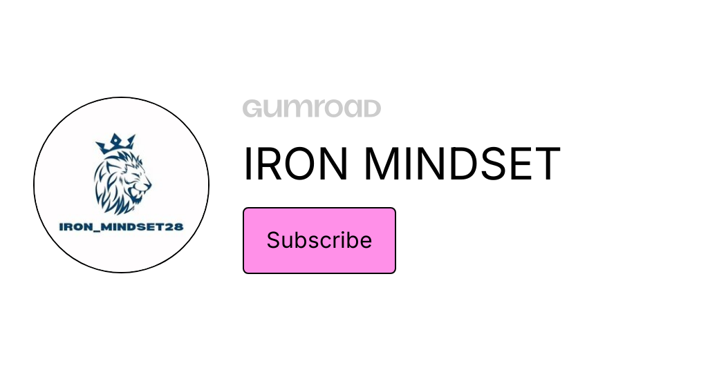 IRON MINDSET