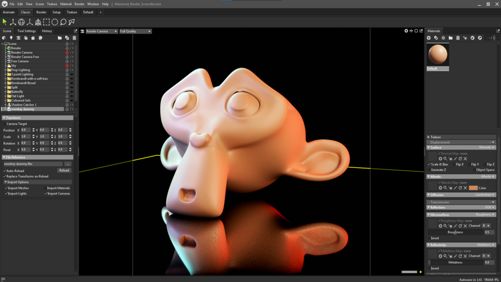 Marmoset Rendering Scene