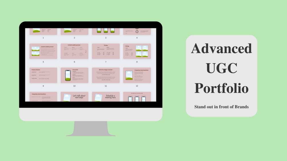 Advanced UGC Portfolio by UGC Corner