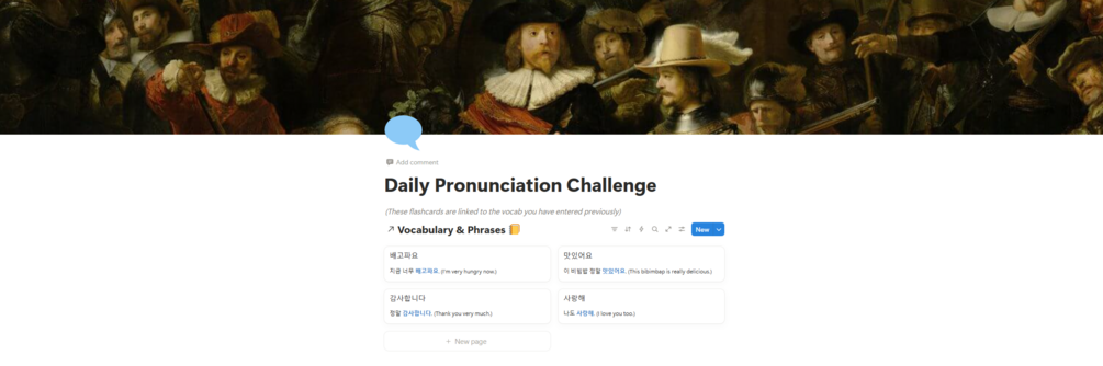 Notion Template - The Language Progress Tracker