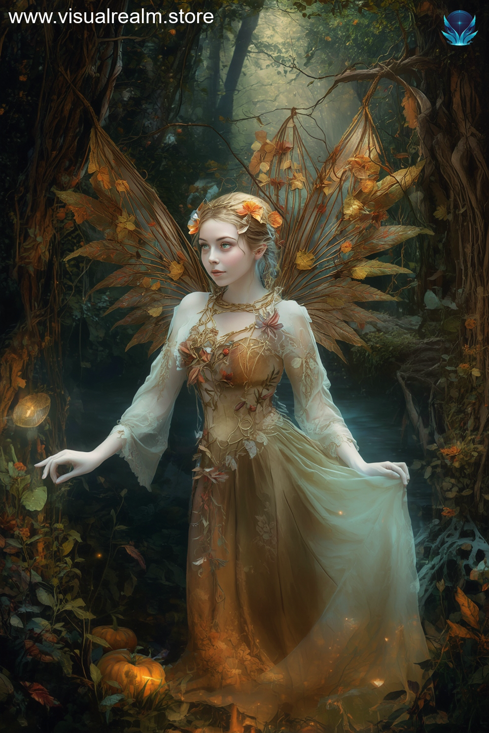 Fable of the Forest Floor: Premium 4K Art Print