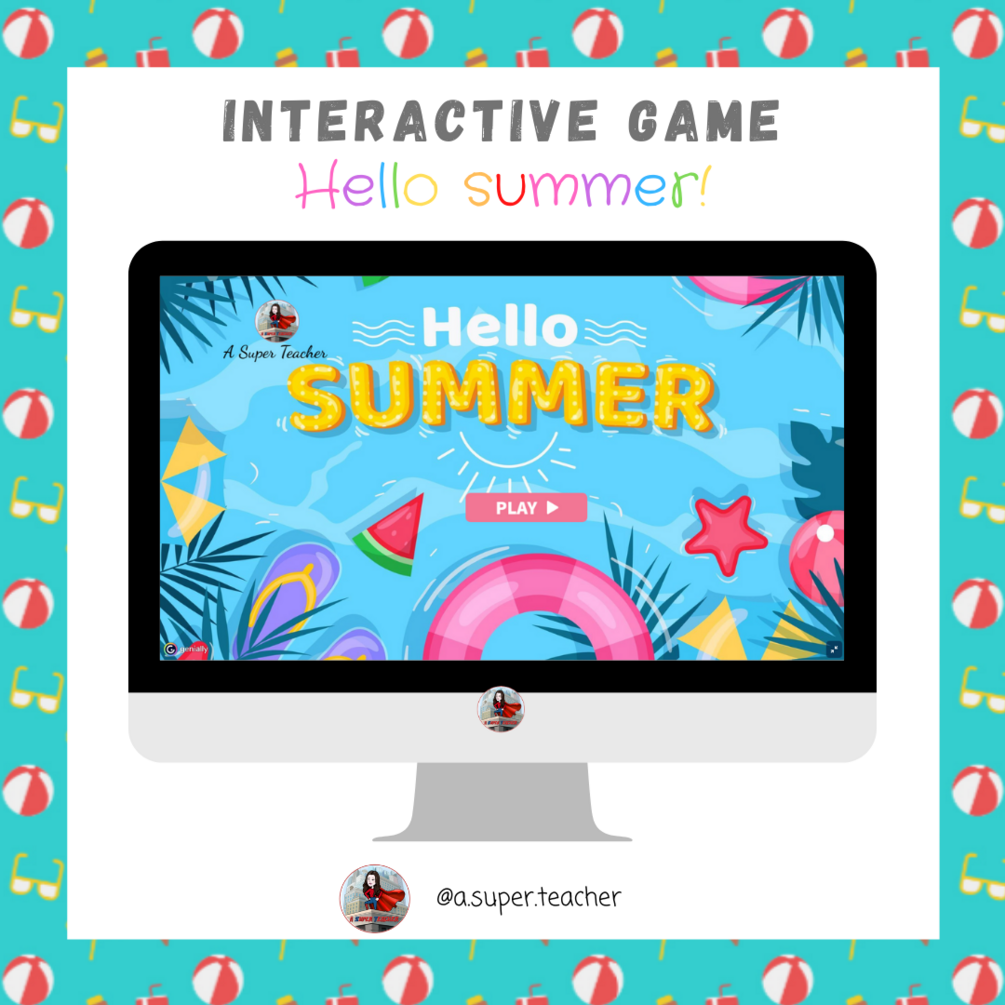 Hello Summer! - Genially interactive game