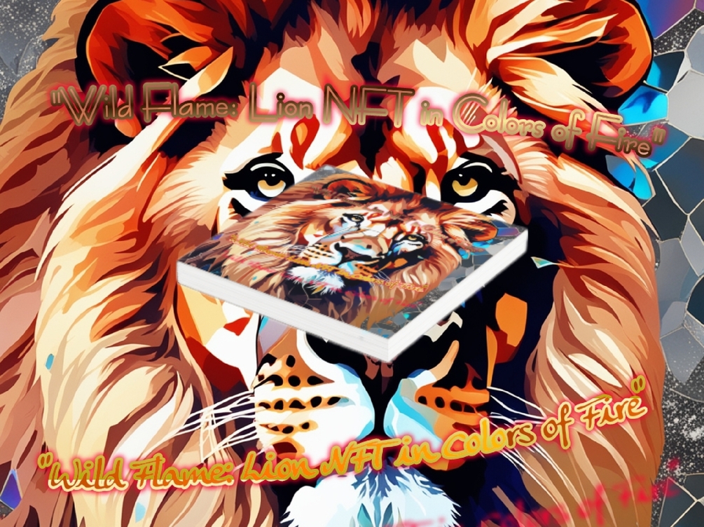 "GOLDEN DAWN ROYALTY: NFT IN VIBRANT COLORS"