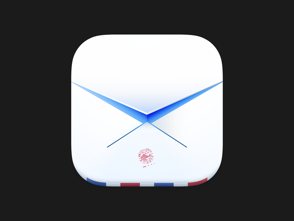 Mail app icon for iOS and MacOS