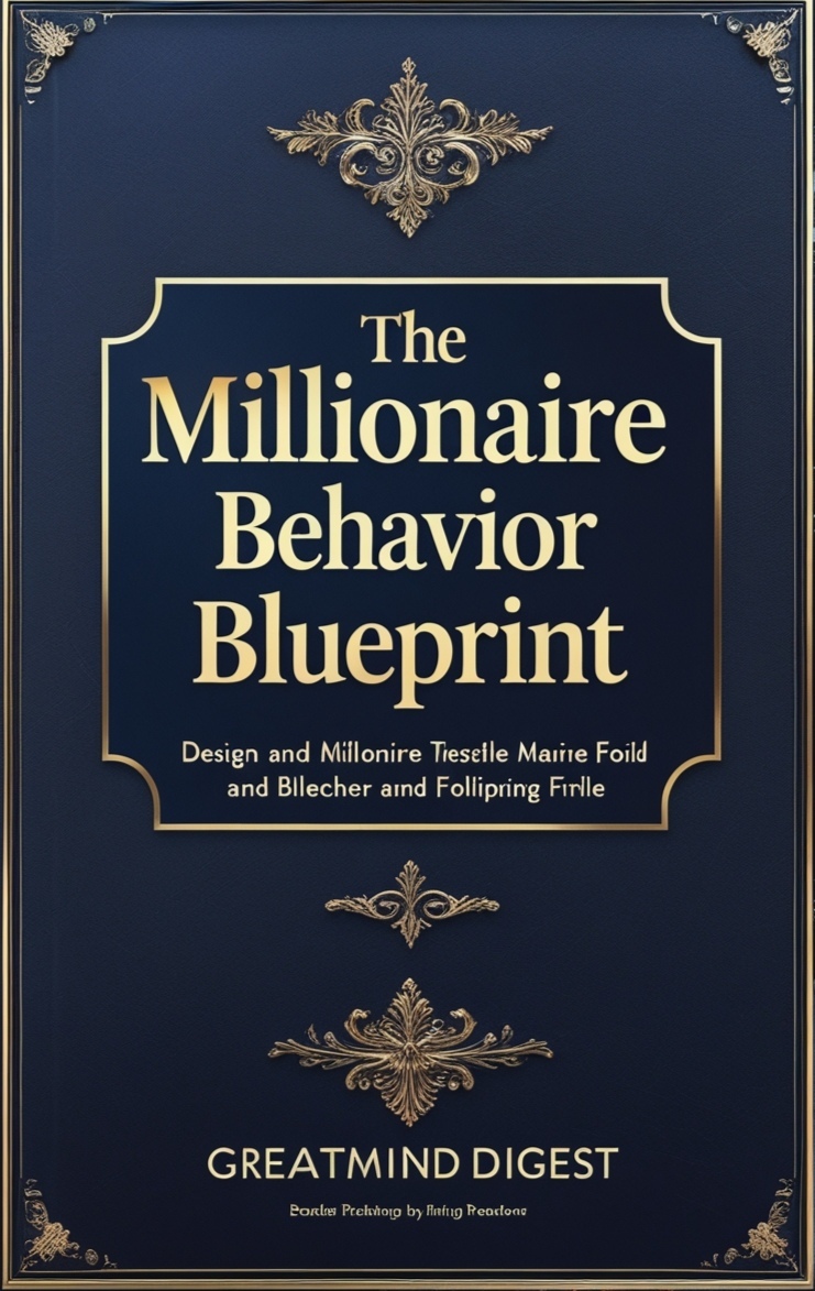 The Millionaire Behavior Blueprint English – Transform Your Habits ...