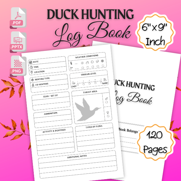 Duck Hunting Log Book