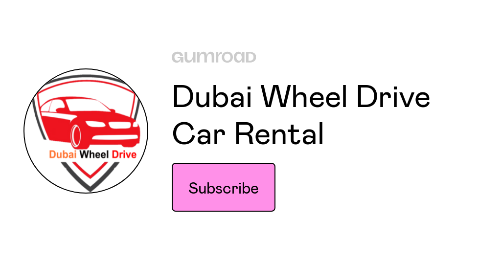 Dubai Wheel Drive Car Rental