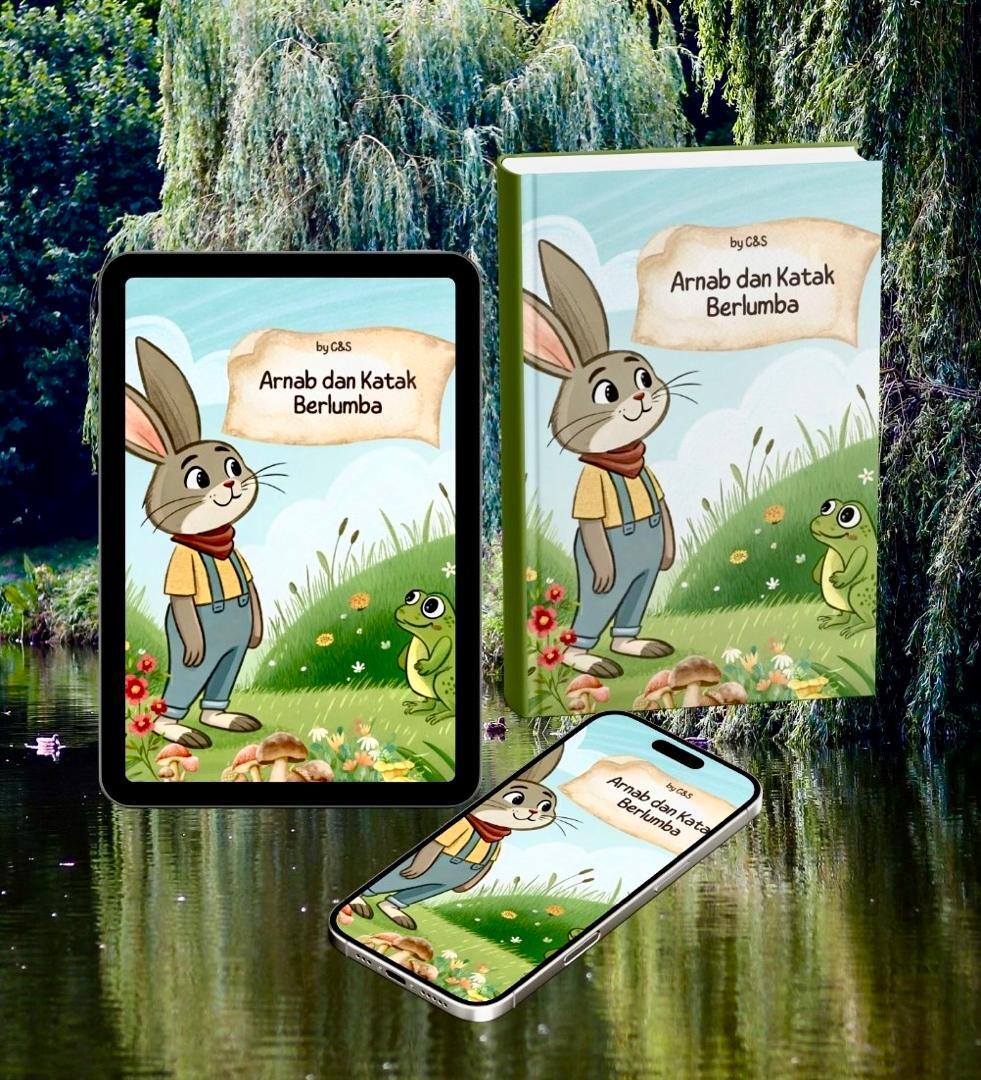 Arnab dan Katak Berlumba ( Malay language )– Motivational Stories for Kids