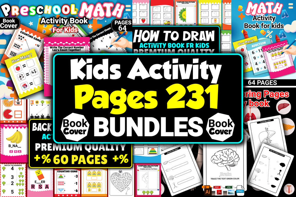 Kids Activity Book Bundles