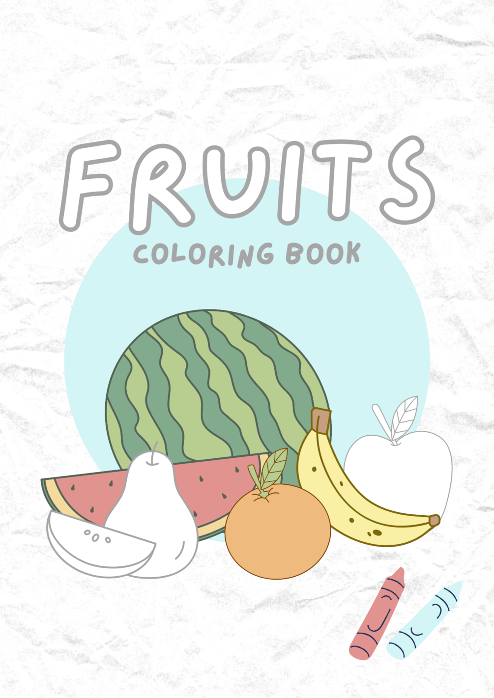 "Fun with Fruits: A Coloring Adventure for Kids!"