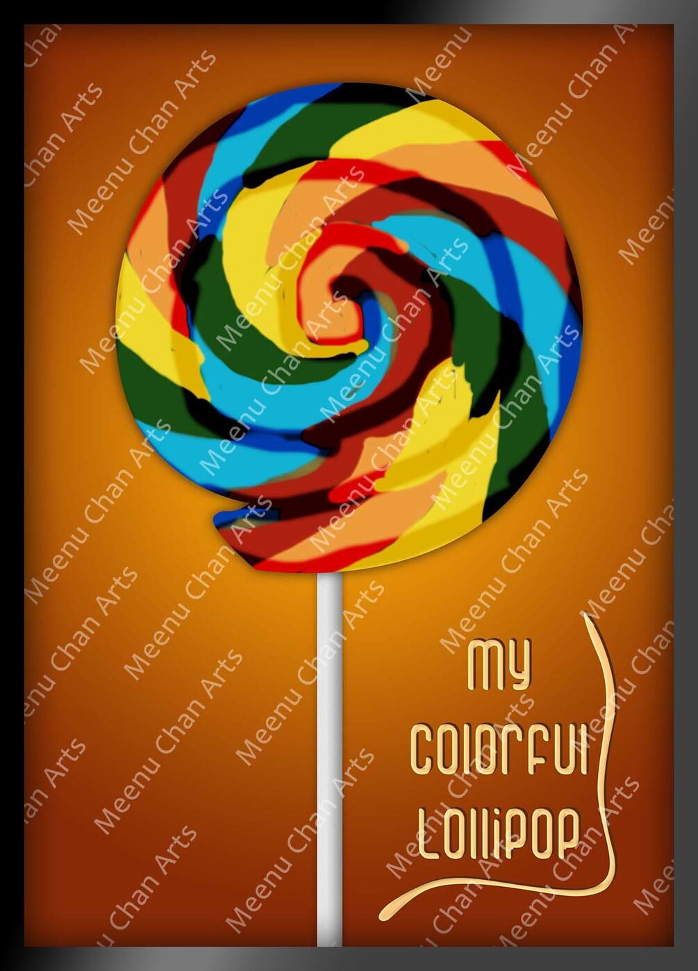My Colorful Lollipop - Kids Poster