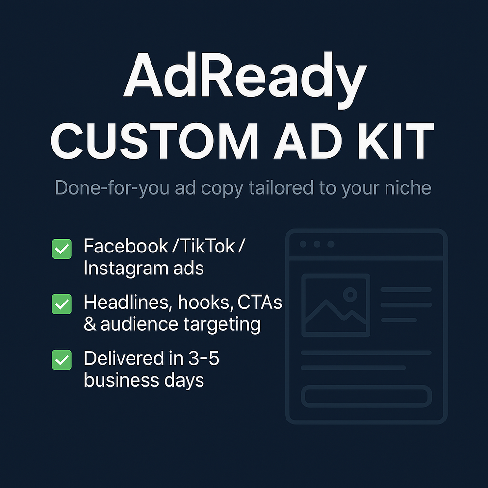 AdReady Custom Ad Kit Service