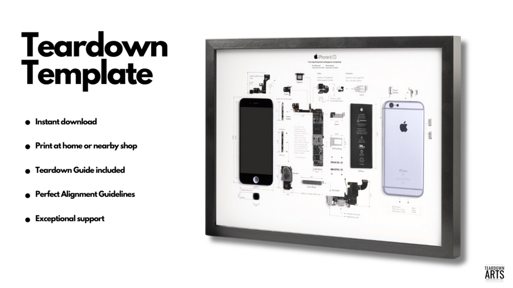 Apple iPhone 6S Teardown Template Download