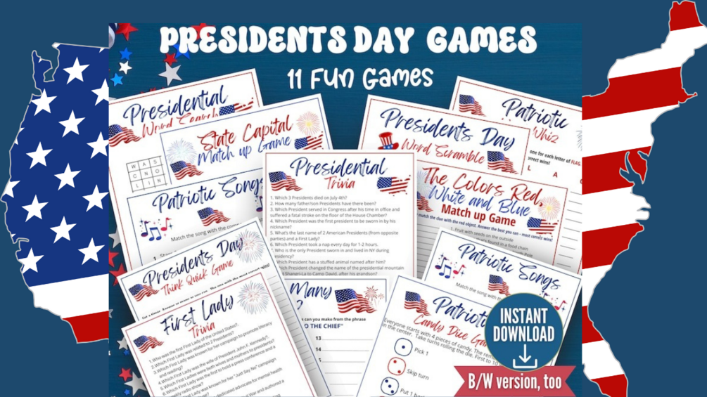 Presidents Day Game Bundle