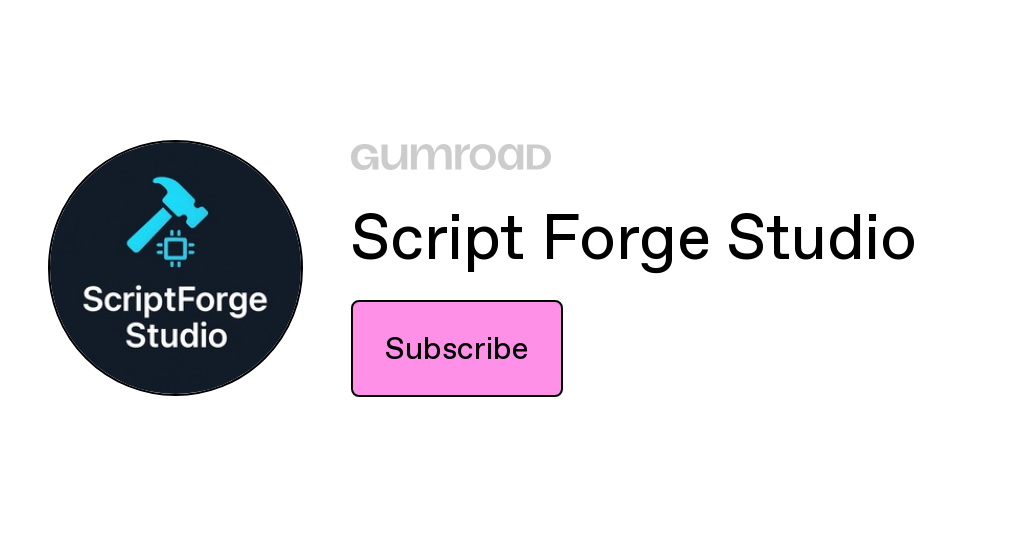 Script Forge Studio