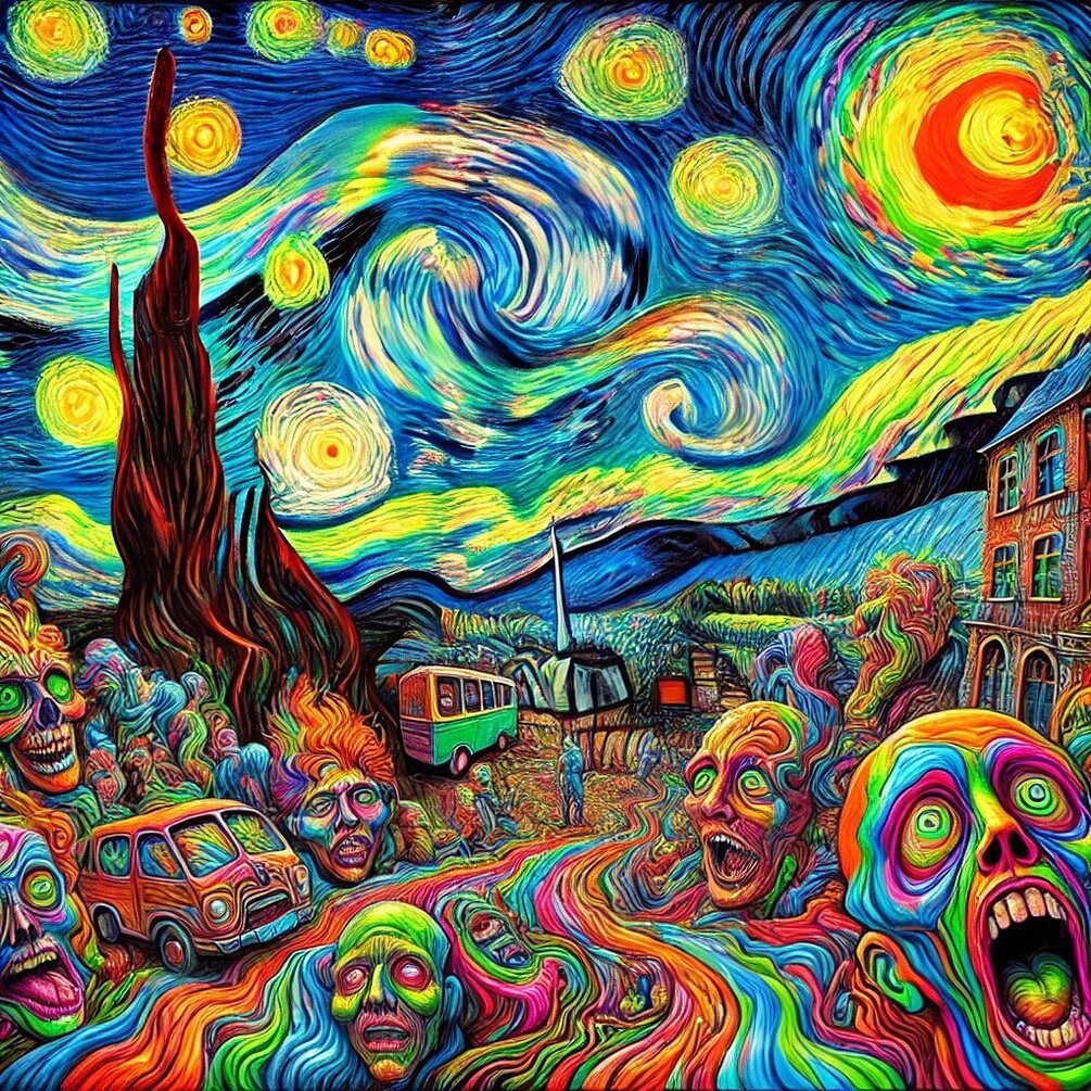 Van Gogh meets a nightmare…