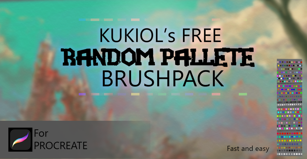 Kukiol's FREE Random pallete brushpack (Includes an analogous pallete brush)