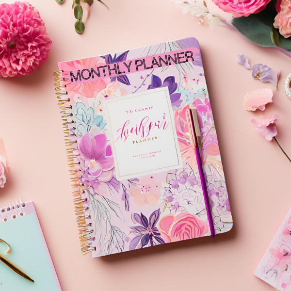 Editable Monthly planner