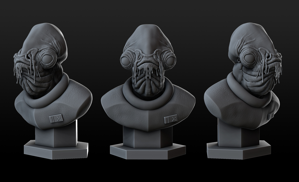 Space alien 3D Model