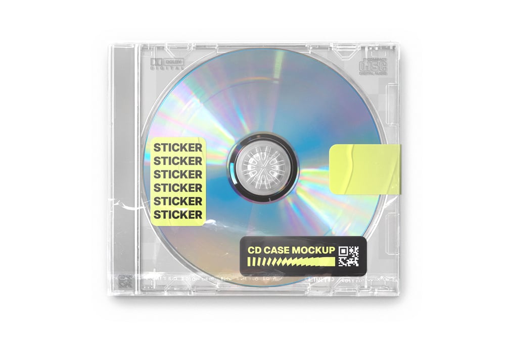 CD Case & Artwork Mockup (Photoshop)