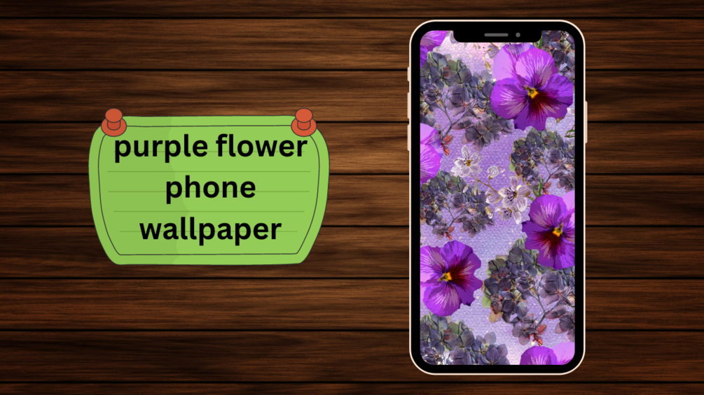 phone wallpaper purple flower
