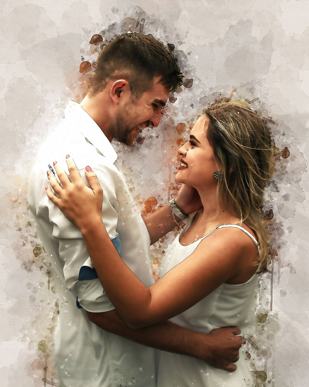 Custom Digital Watercolor and Sketch Painting, Graphic Edit ...