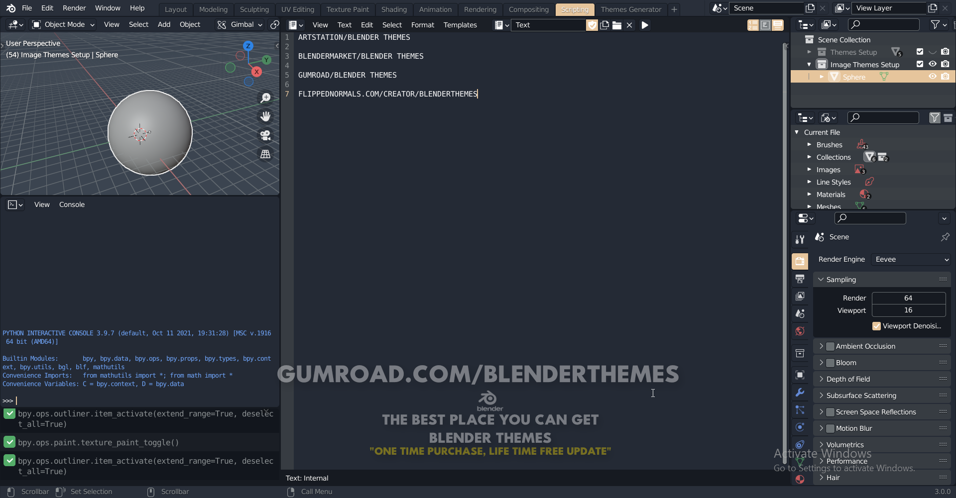Blender Themes 0021