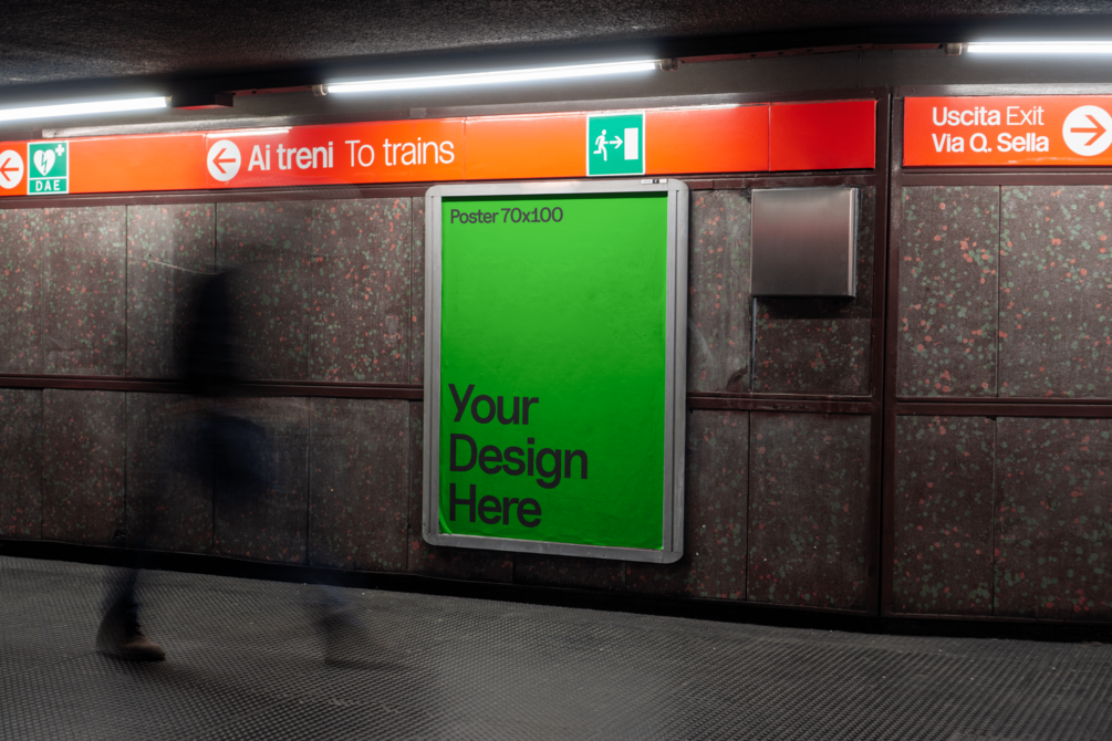 Milan Metro Mockup