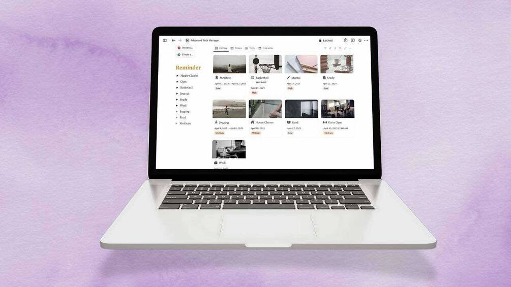 Notion Advanced Task Manager Template