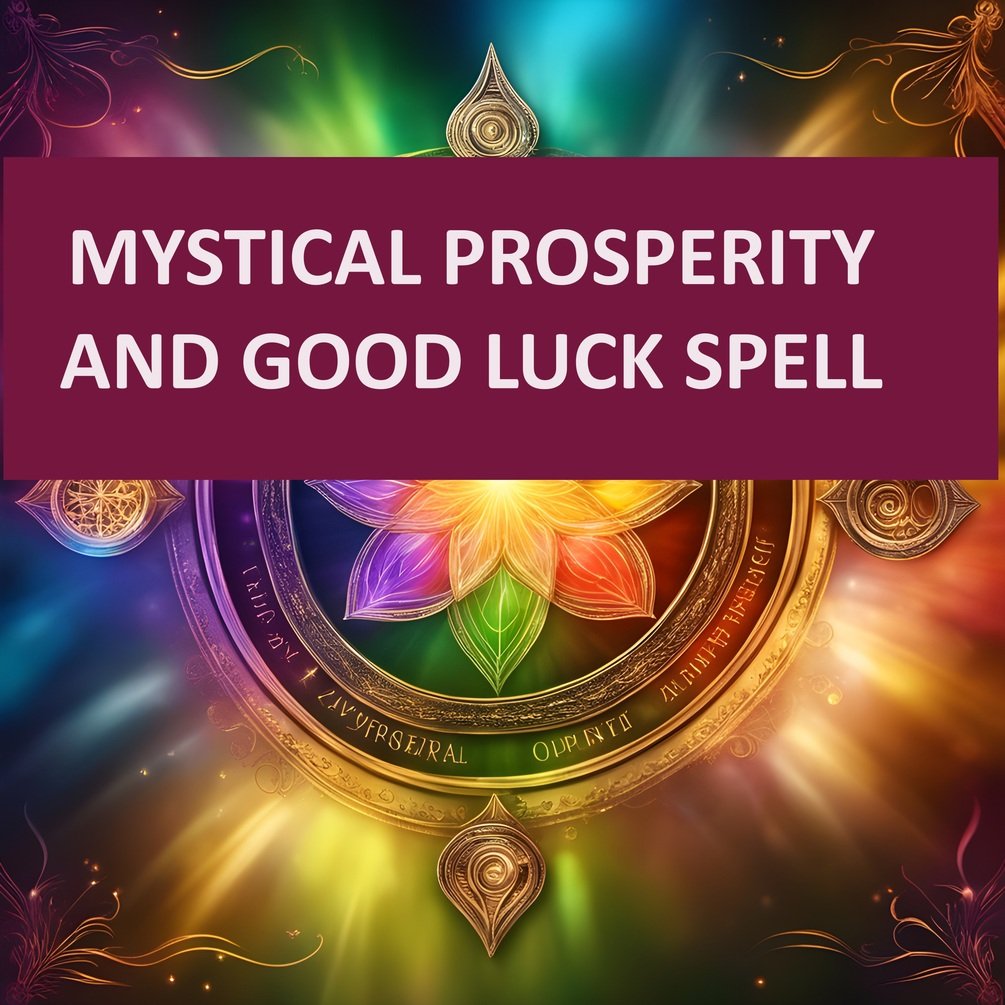 Mystical Prosperity and Good Luck Spell - 7 Powerful Spell Affirmations ...