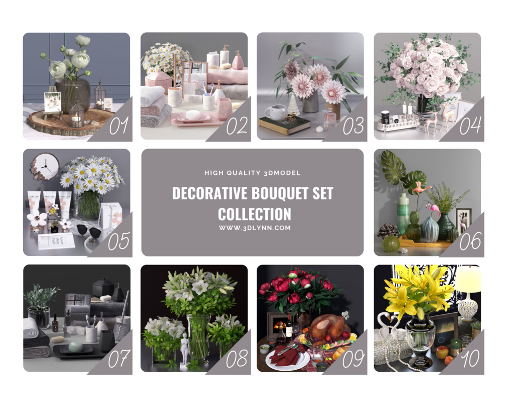 Decorative Bouquet Sets Collection