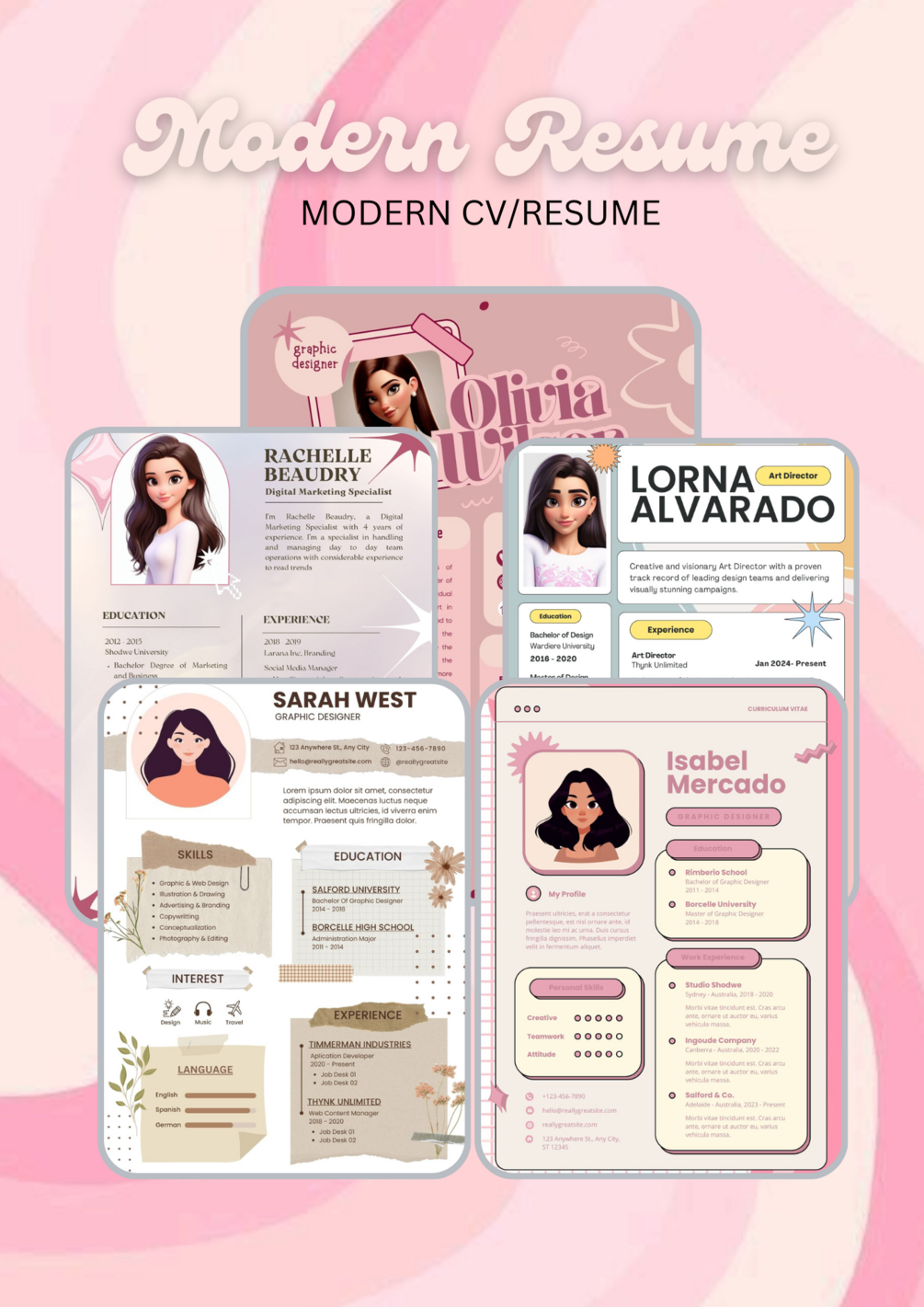 Editable Modern Resume Template
