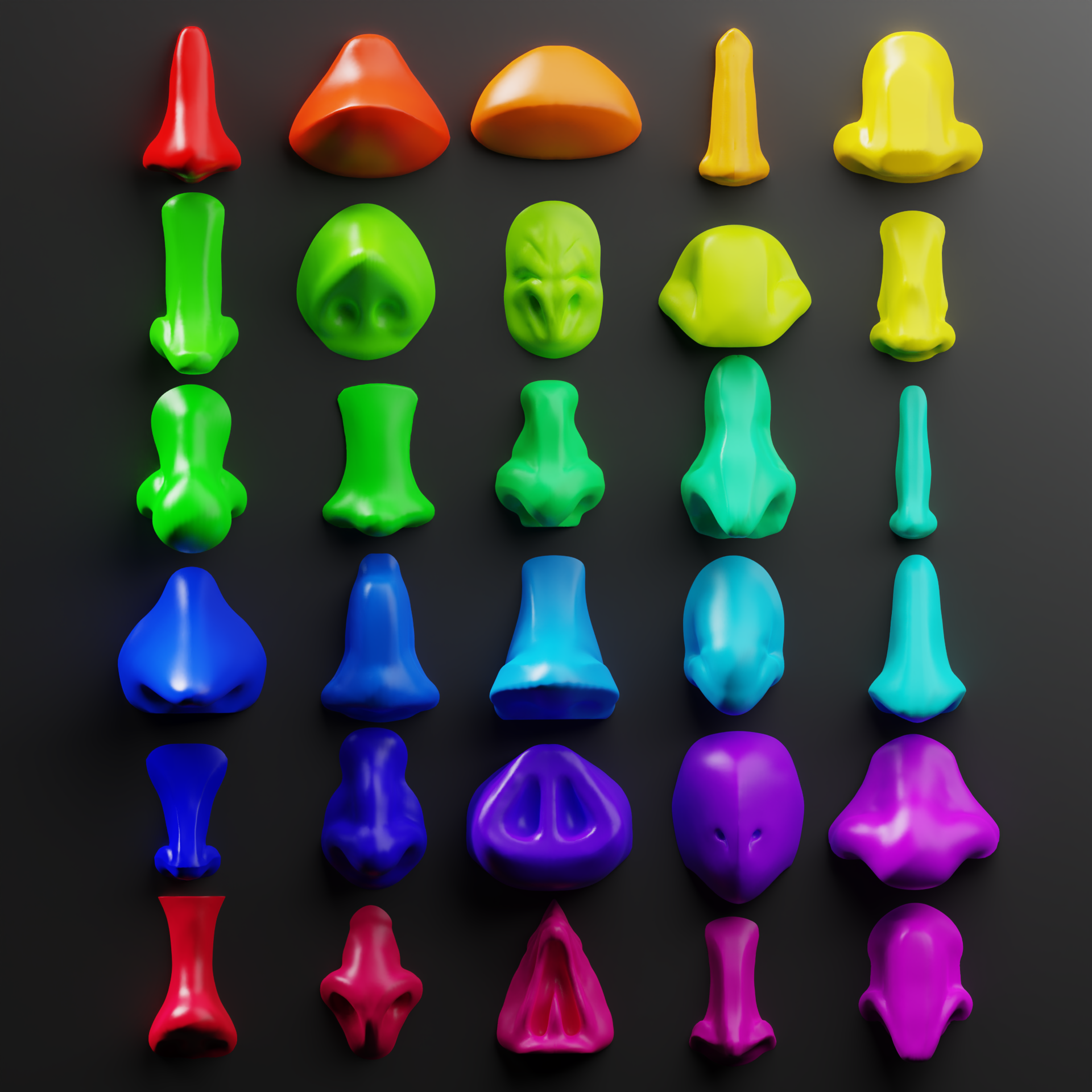 Nose Pack for Zbrush and Blender - Al Howell
