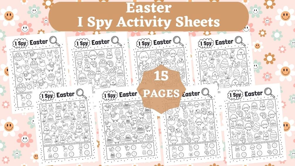 I Spy Easter Sheets