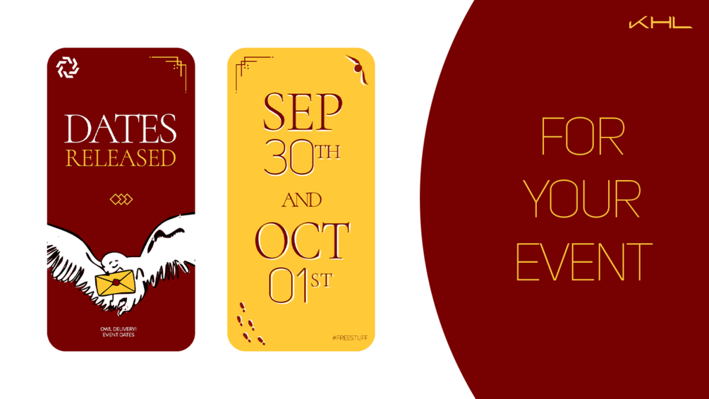 Event Timeline ~ Social Media Post Template - Free