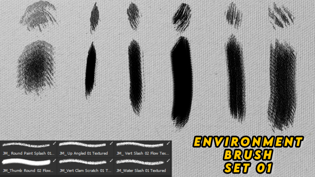 Environment Brush set 01 By Joseph Moya
