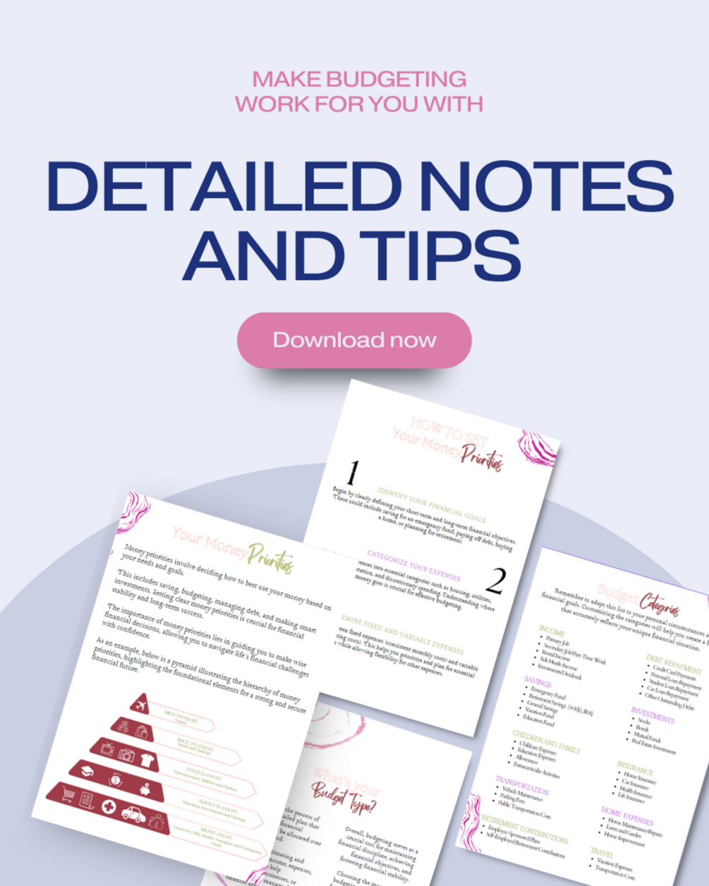 The Money Blueprint: A Budgeting Workbook