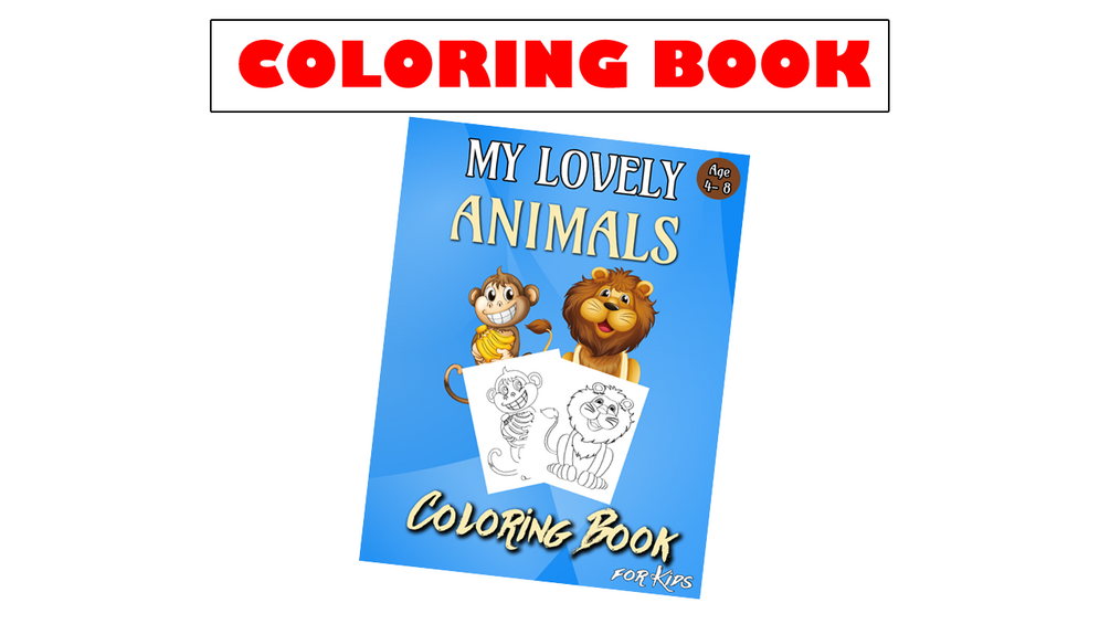 Coloring book for toddlers numbers, letters and shapes ages 2,3,4 and 5